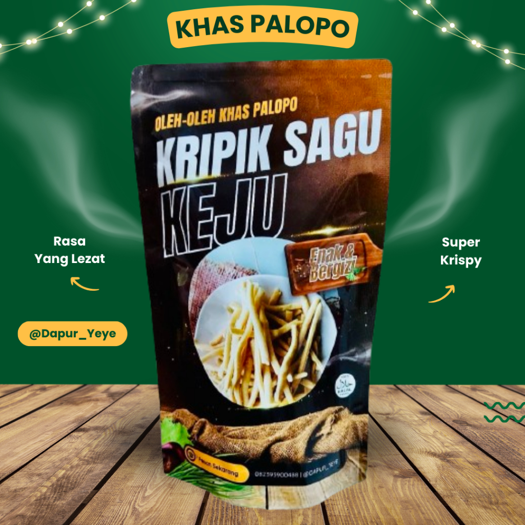 Jual KRIPIK SAGU KEJU Oleh-Oleh Palopo Sulawesi, Cemilah Enak, Sehat ...