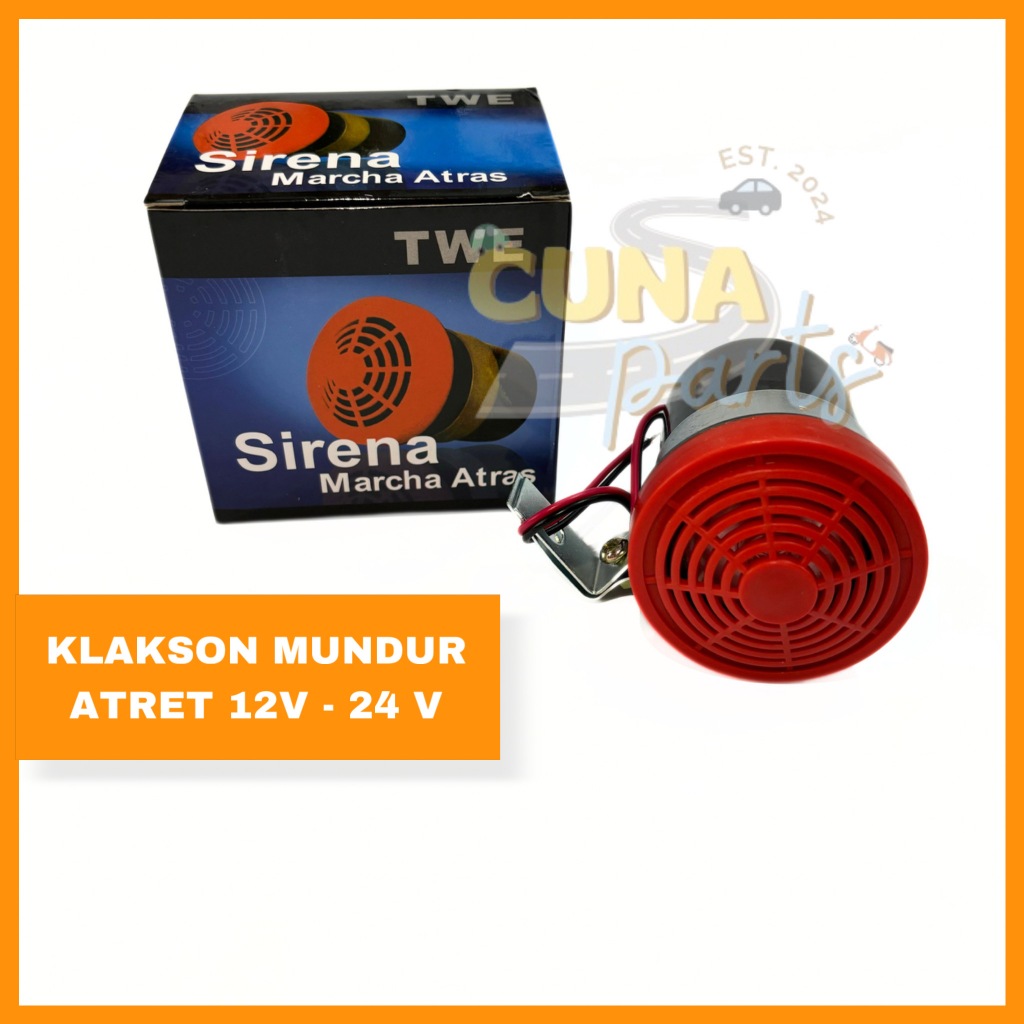 Jual Back Buzzer/Klakson Mundur Atret/Alarm Truk 12V - 24V [Cuna Parts ...