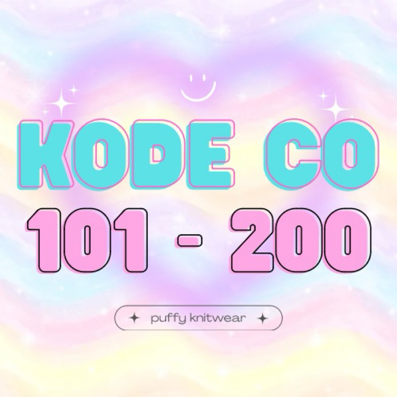 Jual KODE 101-200 A (LIVE) | Shopee Indonesia