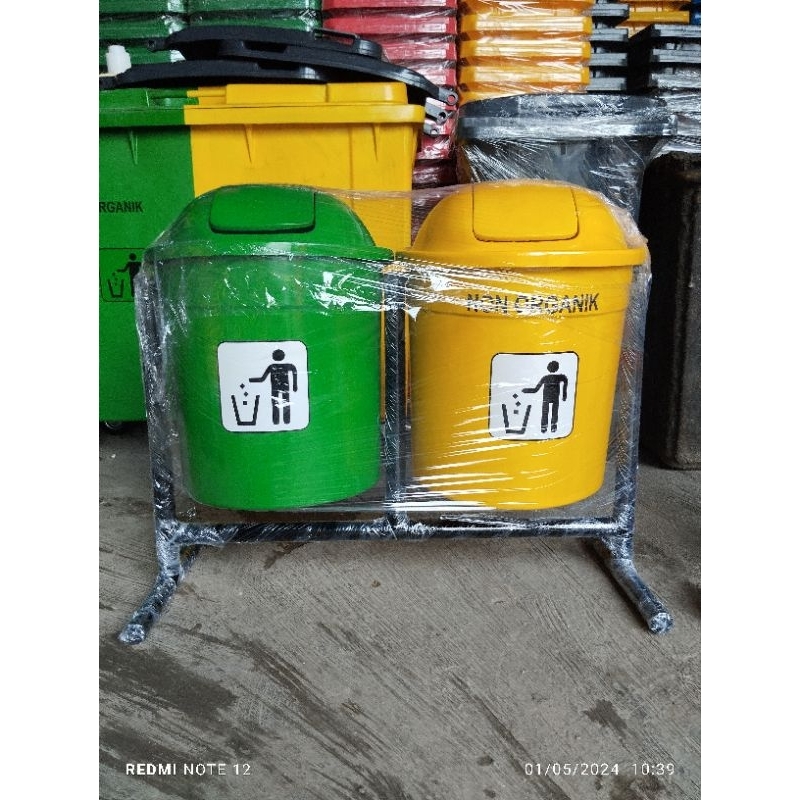 Jual TEMPAT SAMPAH/TONG SAMPAH 50 LITER PILAH DUA | Shopee Indonesia