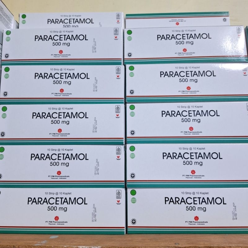Jual PARACETAMOL 1 BOX ISI 10 STRIP | Shopee Indonesia