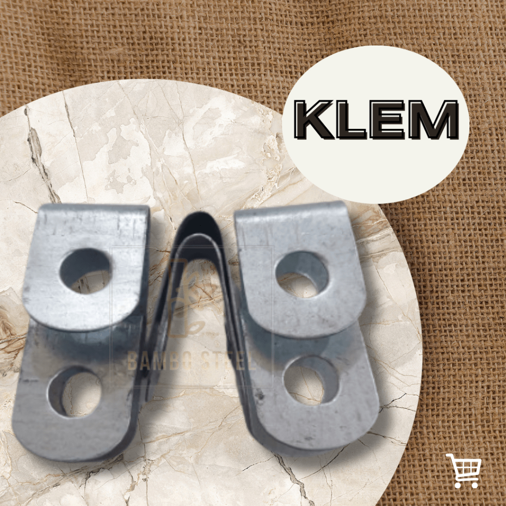 Jual Klem BRC U Clip/Klem Tiang Pagar BRC/Klem U Clip | Shopee Indonesia