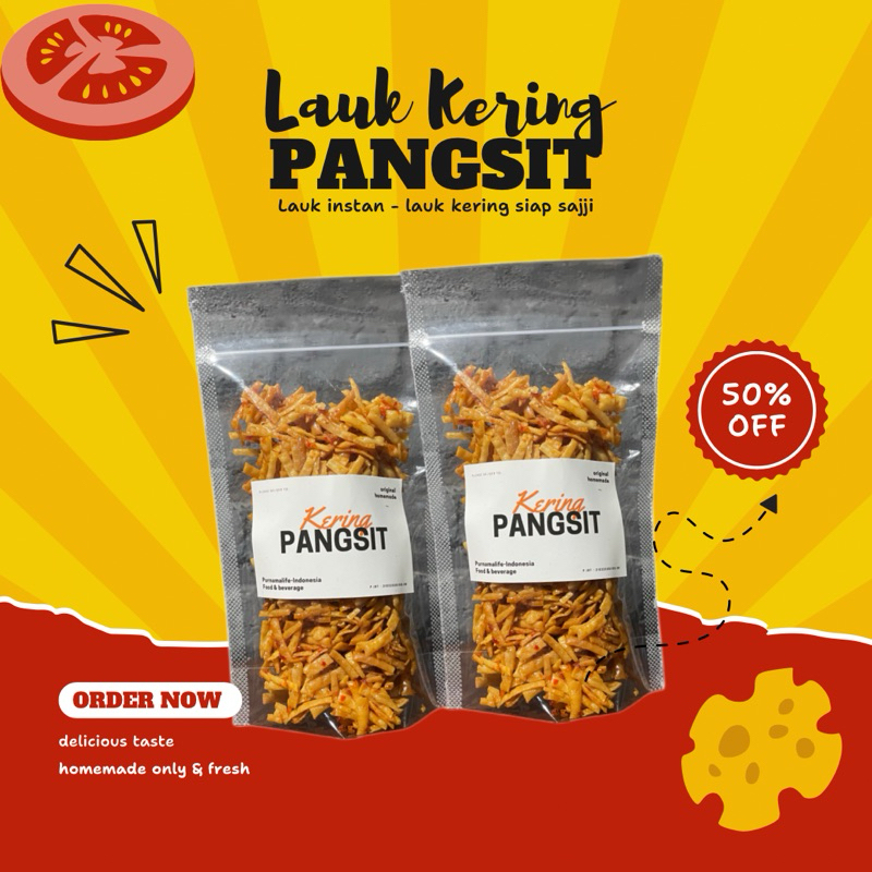 Jual Kering pangsit 100gr lauk instan kering siap saji | Shopee Indonesia