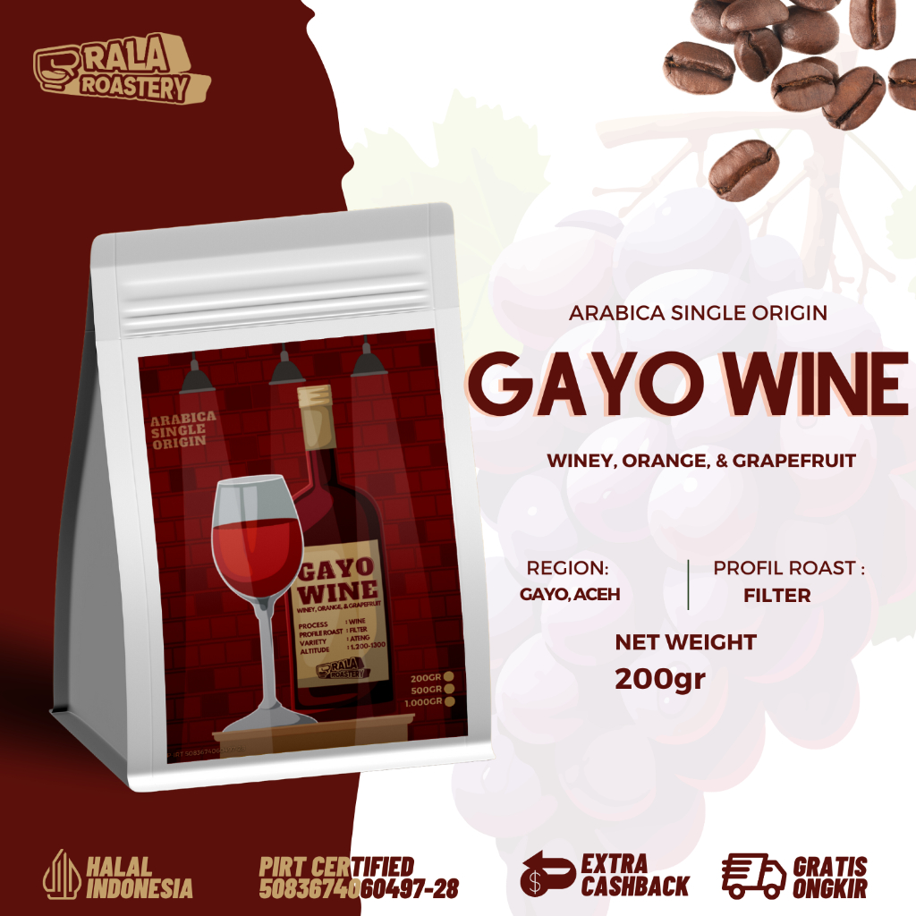 Jual Kopi Arabika Aceh Gayo Wine | Biji Kopi Single Origin Arabica ...