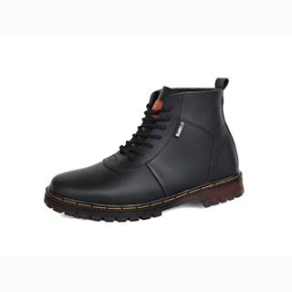 Jual ROGER Omega - Sepatu Pantofel Formal Docmart High Boots Kerja Pria ...