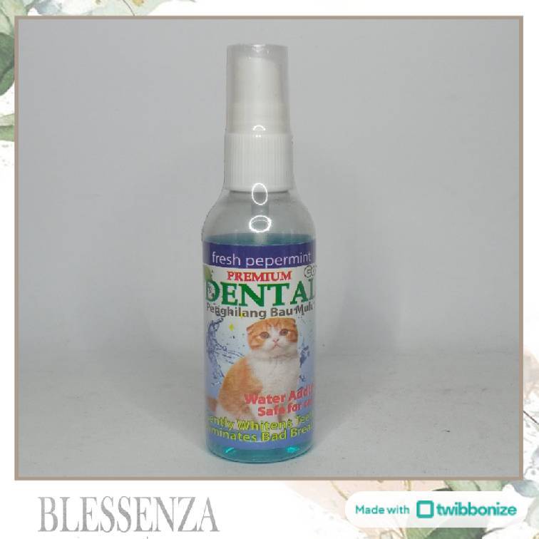 Jual DENTAL CAT SPRAY 60ML - OBAT PEMBERSIH AREA MULUT SARIAWAN PADA ...