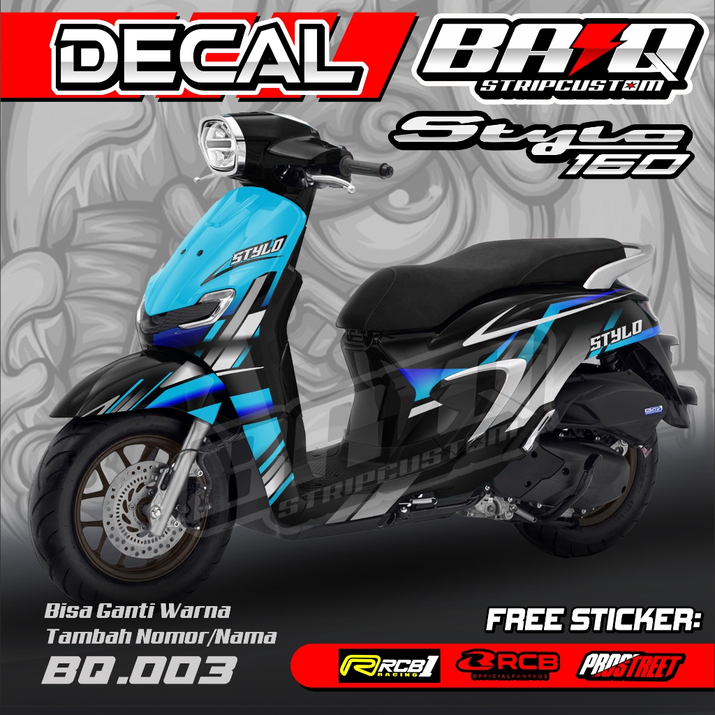 Jual STICKER DECAL HONDA STYLO - STICKER DECAL FULL BODY HONDA STYLO ...
