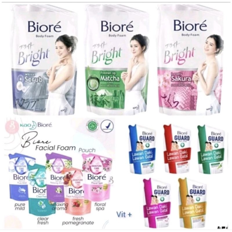 Jual BIORE Body Wash Refill 400ml | Shopee Indonesia