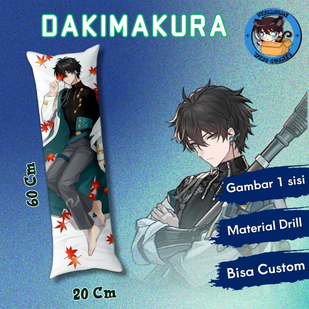 Jual dakimakura / guling ANIME DAN HENG GENSHIN IMPACT / ukuran 20x60cm ...