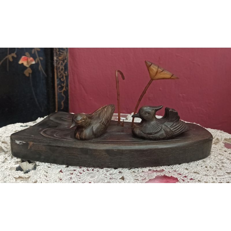 Jual Patung antik China Angsa Hongshan Batu meteorit P:19cm minus pohon ...