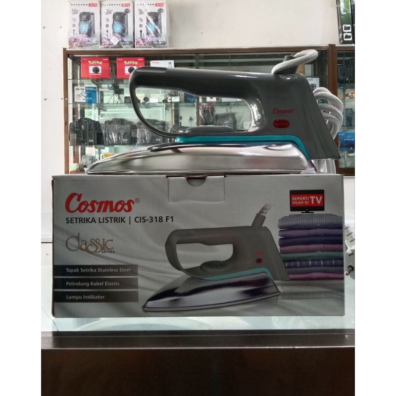 Jual Setrika Cosmos CIS 318 ( Stainless ) | Shopee Indonesia