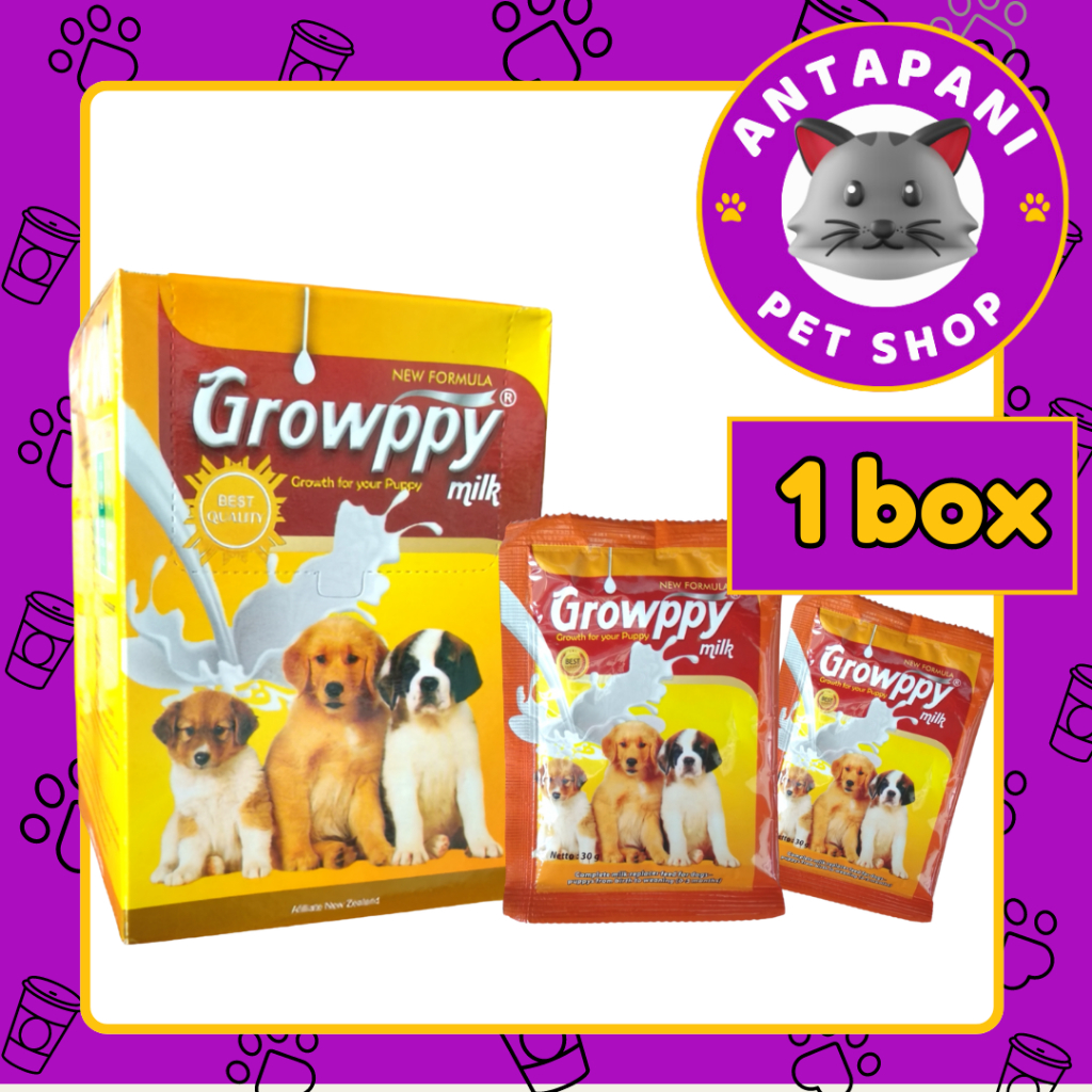 Jual Susu Anjing Growpy Milk 1 Box | Shopee Indonesia