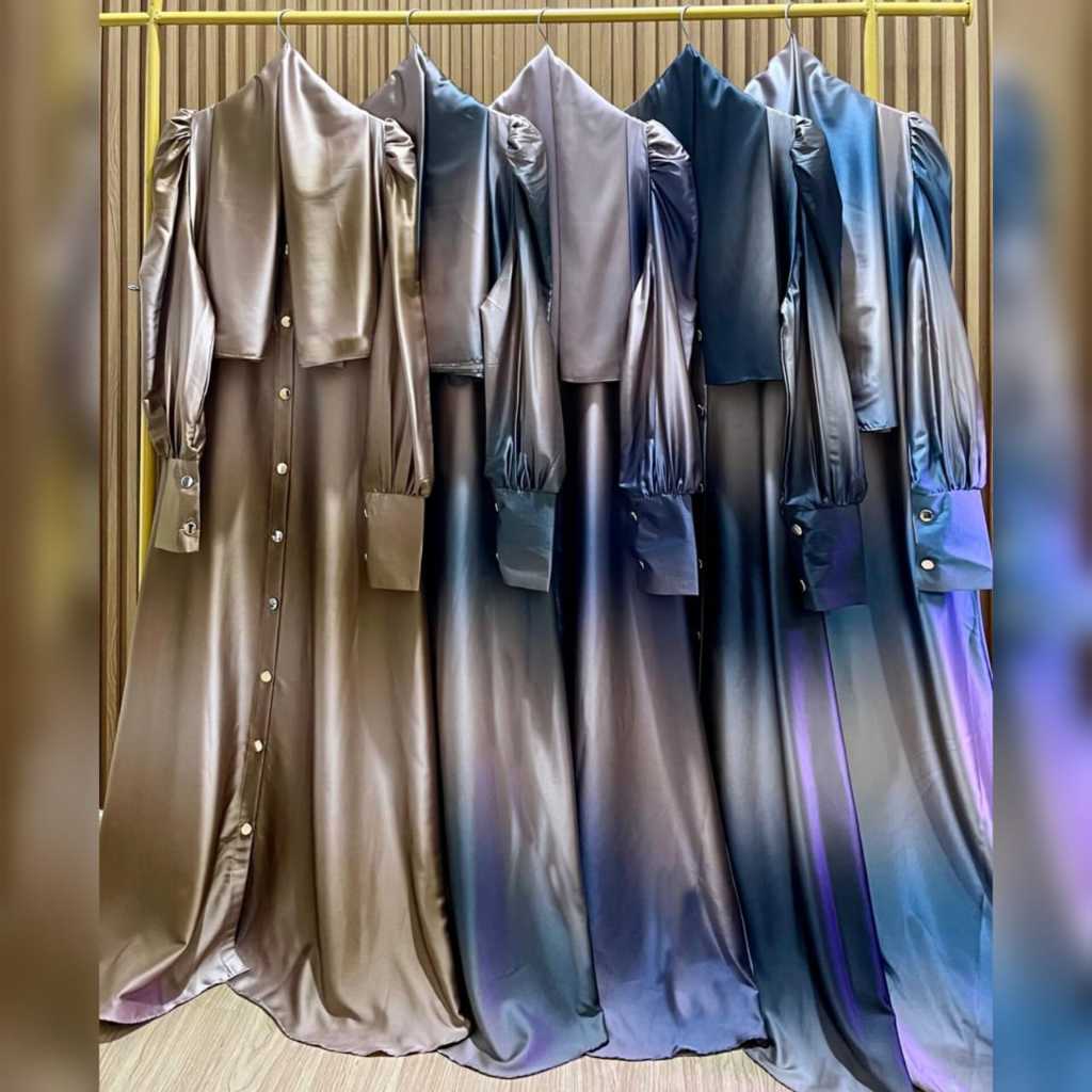 Jual Livy Dress Motif Gradasi Material Aaarmmaanniii Silk Sutra Plus ...