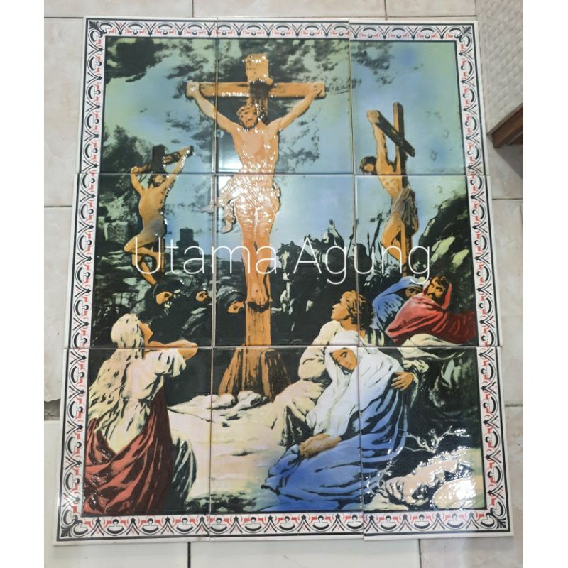 Jual Keramik Panel Gambar Yesus Shopee Indonesia