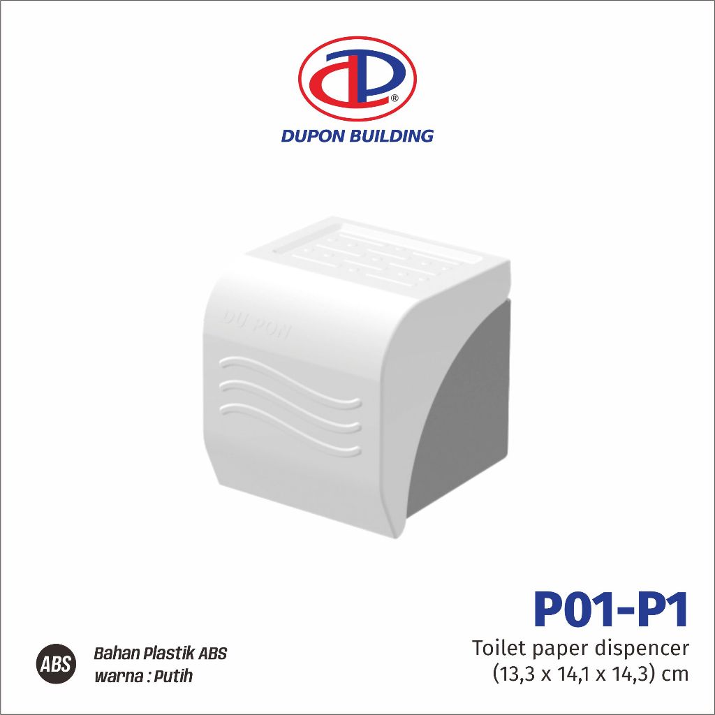 Jual DUPON Tempat Tissue Toilet Tisu Gulung Roll WC Kamar Mandi White ...
