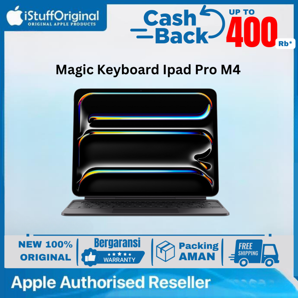 Jual Magic Keyboard For iPad Pro M4 11 & 13 inch | Shopee Indonesia