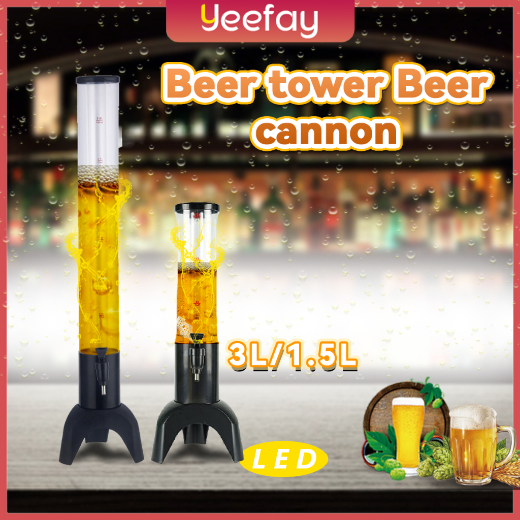 Jual 1.5L/3L&LED 1.5L/3L Beer Tower Dispenser Tower Bir Beer Bottle Ice ...
