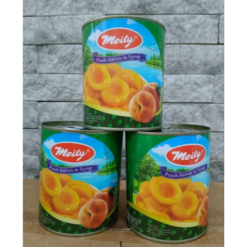 Jual Peach Meily 820gr-buah kaleng | Shopee Indonesia