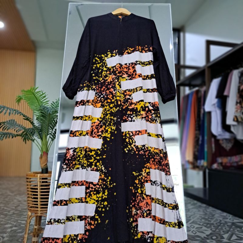 Jual Gamis Payung Twill Ori Bee batik Pekalongan | Shopee Indonesia
