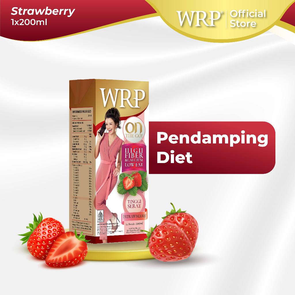 Jual WRP On The Go Strawberry 200ml - Pendamping Diet(Flash Sale ...