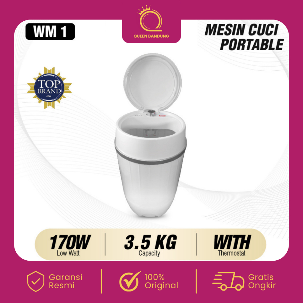 Jual MITO Mesin Cuci Portable Mini 3.5Kg WM1 Washing Machine | Shopee ...