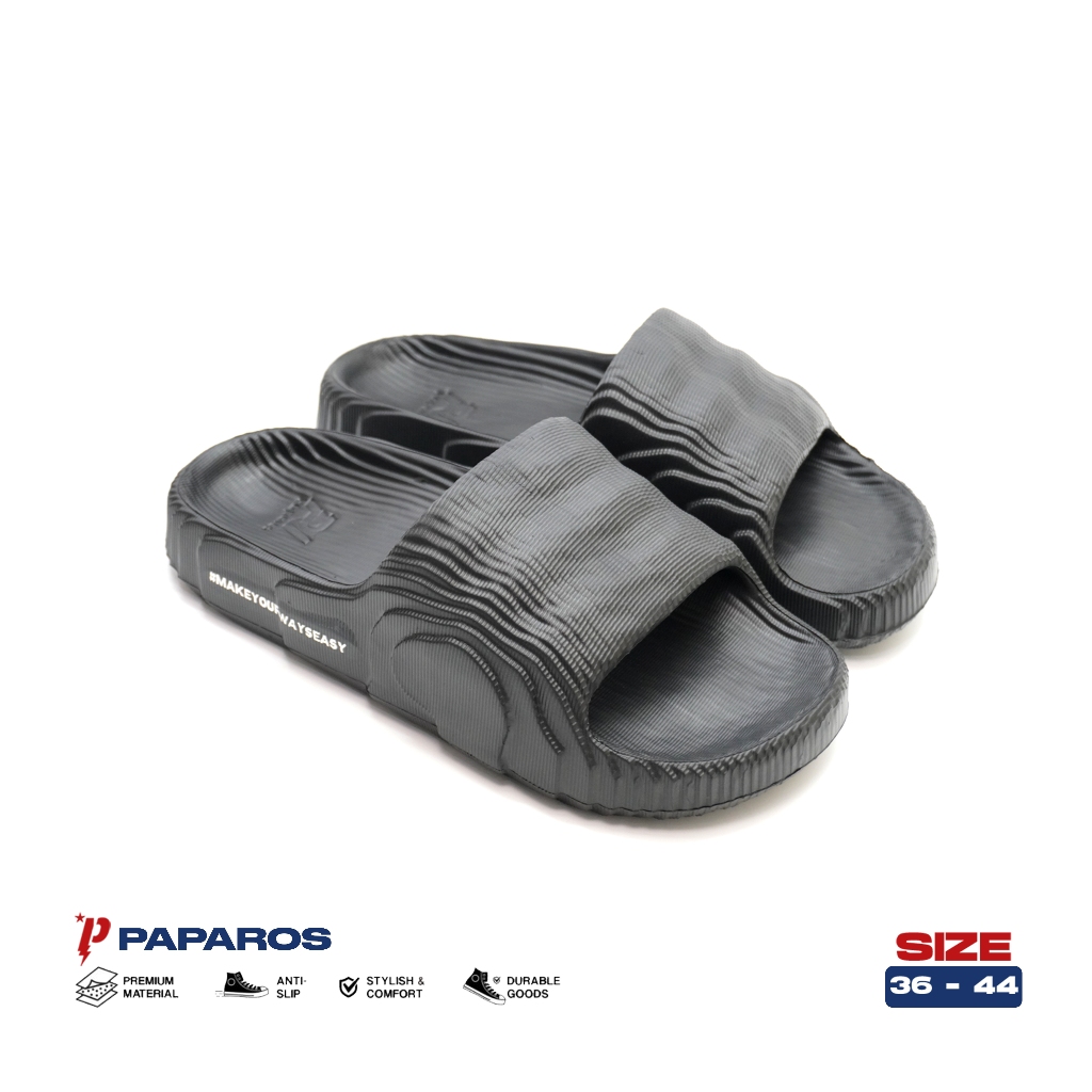 Jual Paparos Footwear Sandal Pria Wanita Karet Jelly Sendal Flat Selop ...