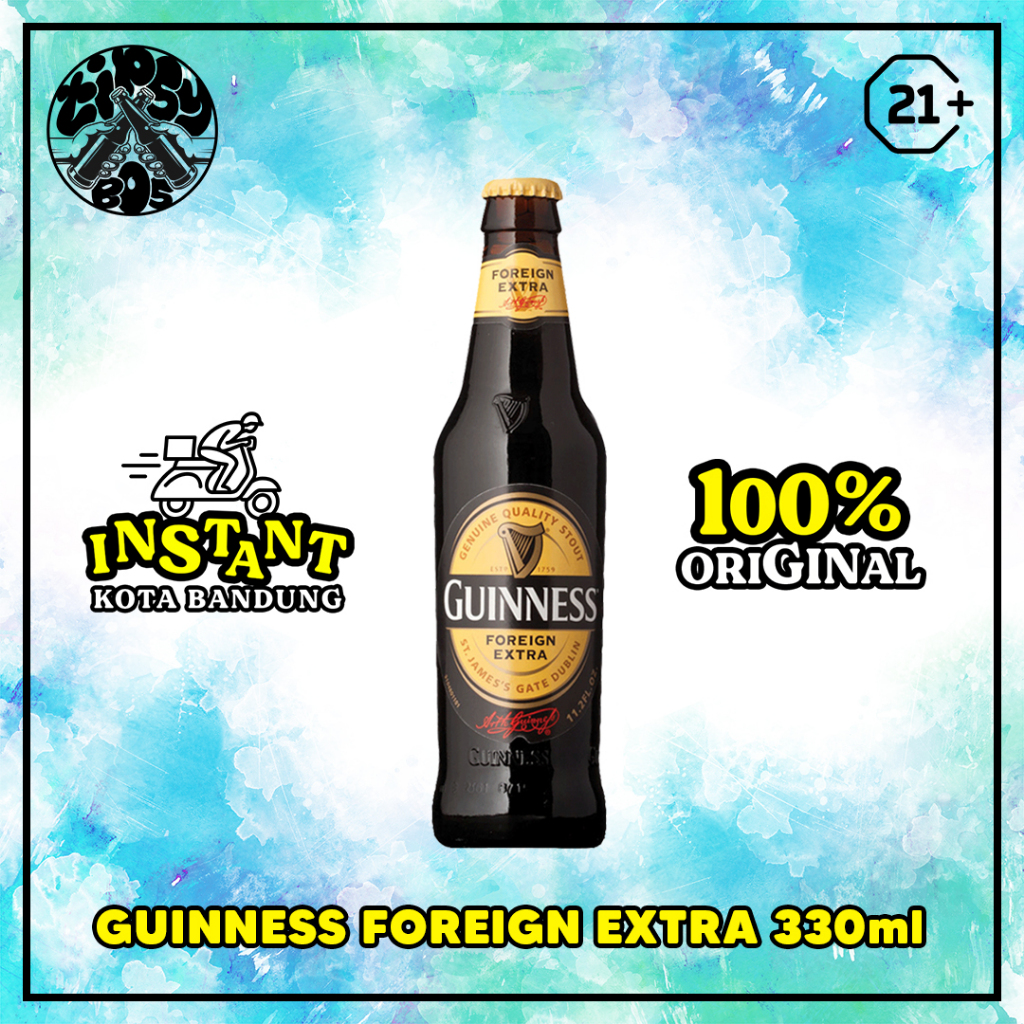 Jual Guinness Foreign Extra Stout Beer / Bir Botol 325ml - Tipsybos ...