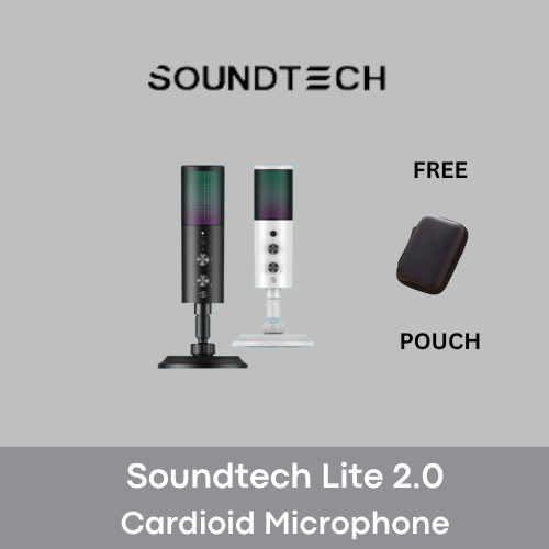 Jual Soundtech Lite 2.0 Cardioid Microphone Condenser USB Stand for PCV ...