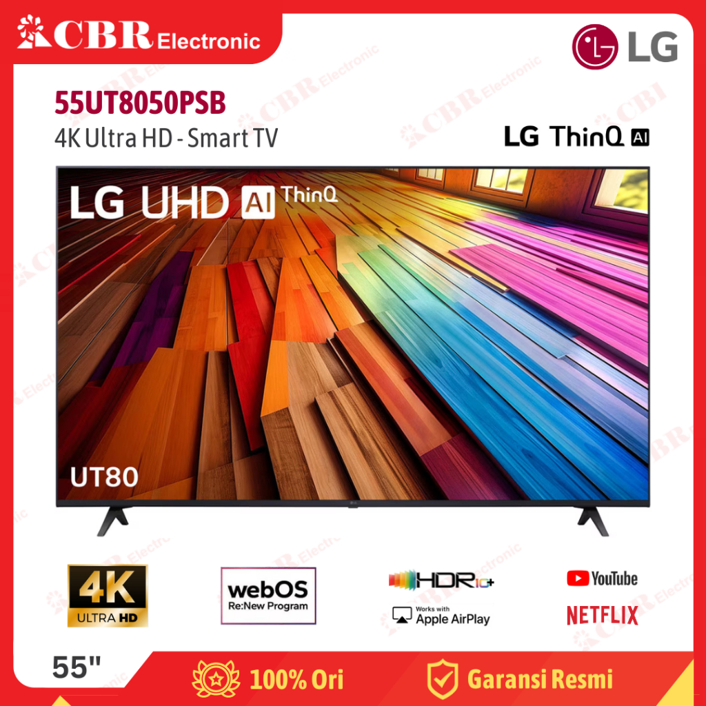 Jual TV LG 55 Inch LED 55UT8050PSB (4K UHD-Smart TV) | Shopee Indonesia
