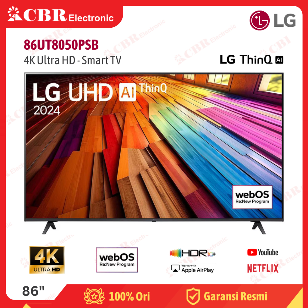 Jual TV LG 86 Inch LED 86UT8050PSB (4K UHD-Smart TV) | Shopee Indonesia