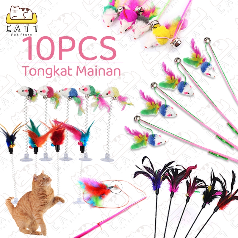 Jual 10PCS Tongkat Kucing Mainan Tongkat Bulu Dan Tikus Untuk Kucing ... Jual 10PCS Tongkat Kucing Mainan Tongkat Bulu Dan Tikus Untuk Kucing ...