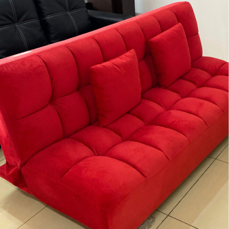 Jual Sofabed Minimalis Sofa Bed Monroe Multifungsi Warna Merah Vegas ...