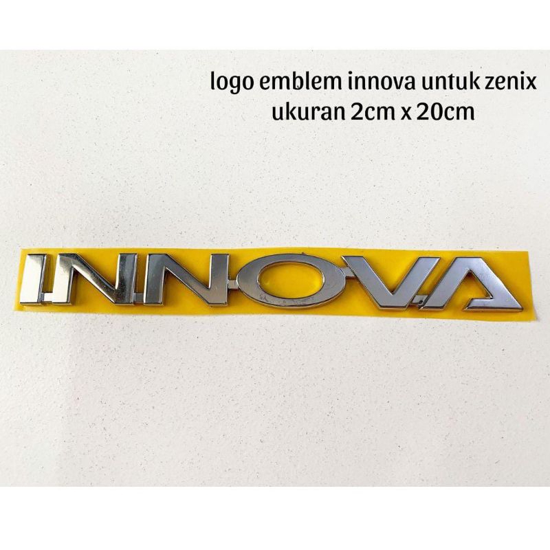Jual logo emblem innova zenix chrome original | Shopee Indonesia