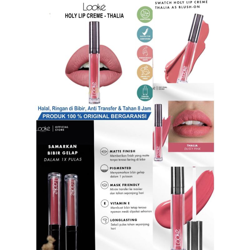Jual Looke Holy Lip Cream | Shopee Indonesia