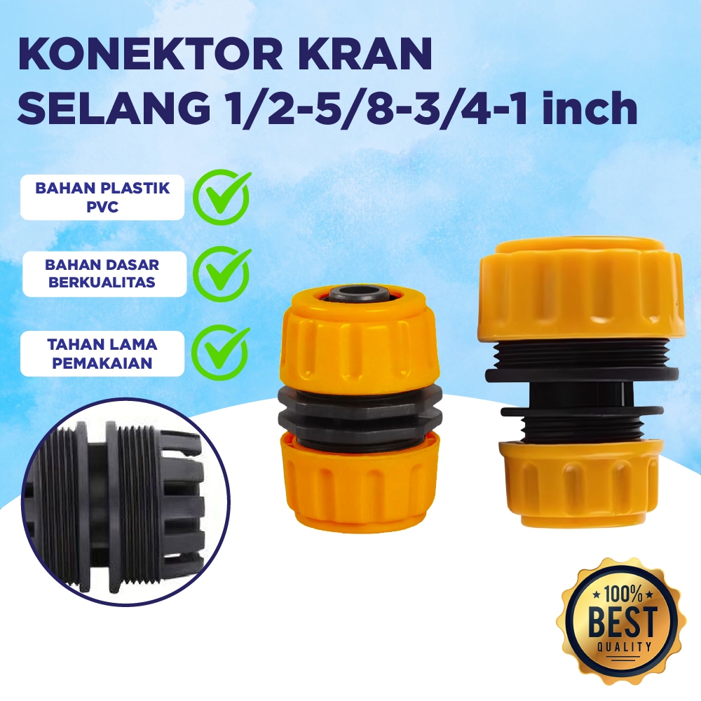 Jual Konektor Selang Air Sambungan Selang Air Quick Release Sambungan ...