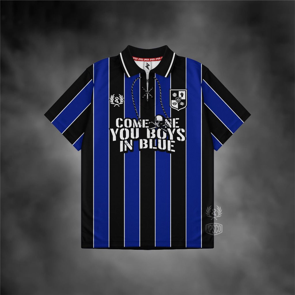 Jual JERSEY FOOTBALL COME ONE YOU BOYS IN BLUE JERSEY VINTAGE PERSIB ...