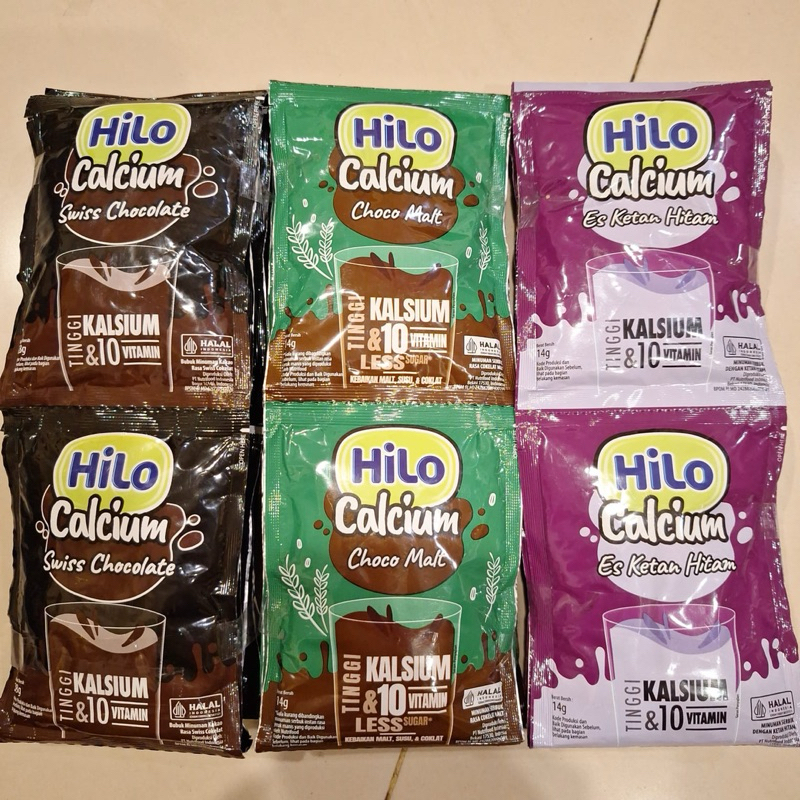 Jual HILO CALCIUM 14/28gram aneka Varian | Shopee Indonesia