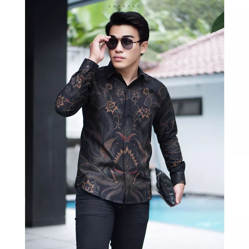 Jual Terbaru batik KEMEJA Dewasa BATIK Krem Batik ivory Batik 2023 batik Coklat Batik terbaru ...