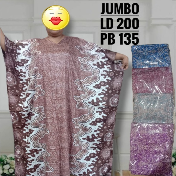 Jual DASTER BATIK LOWO KALONG SUPER JUMBO LENGAN PENDEK LD 200 CM 9L ...