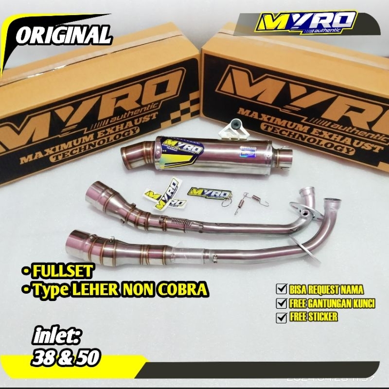 Jual Myro Knalpot model bst3 Original Myro Type Ready untuk semua jenis ...