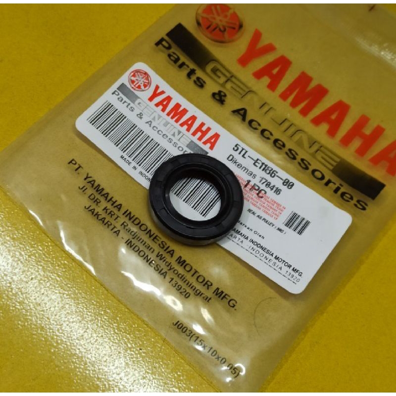 Jual Seal As Pully Sil As Gardan Sil Puly Yamaha Mio Smile Sporty Soul Fino Nouvo 5TL | Shopee ...