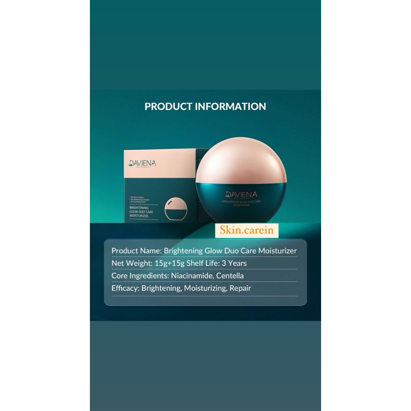 Jual BRIGHTENING GLOW DUO MOISTURIZER (DAVIENA SKINCARE) | Shopee Indonesia