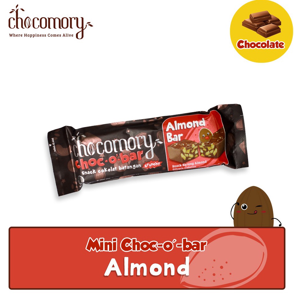 Jual Langsung Checkout Chocomory Mini Choco Bar Almond 35g | Shopee ...