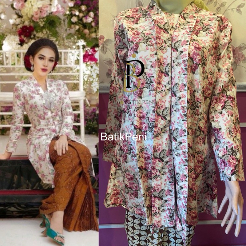 Jual Kebaya Tunik Encim Princess Motif Zora Fallesha Bridesmaids ...