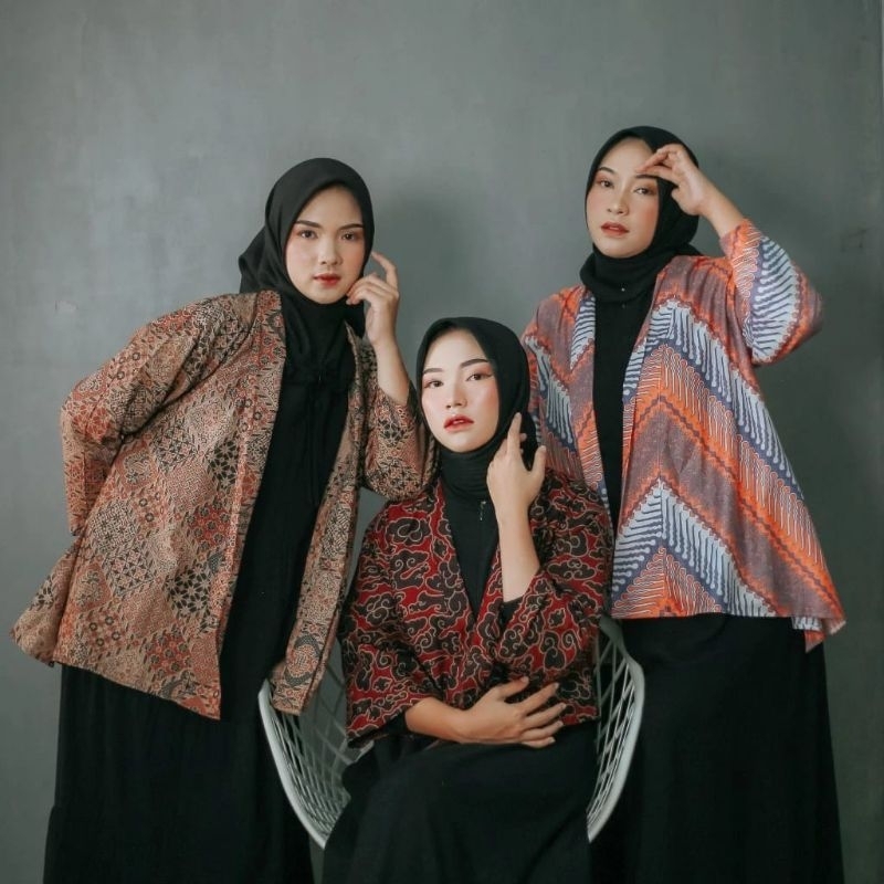 Jual BLAZER BATIK ATASAN WANITA OUTER BATIK MODERN BLAZER BATIK MOTIF KEKINIAN BATIK KERJA ...
