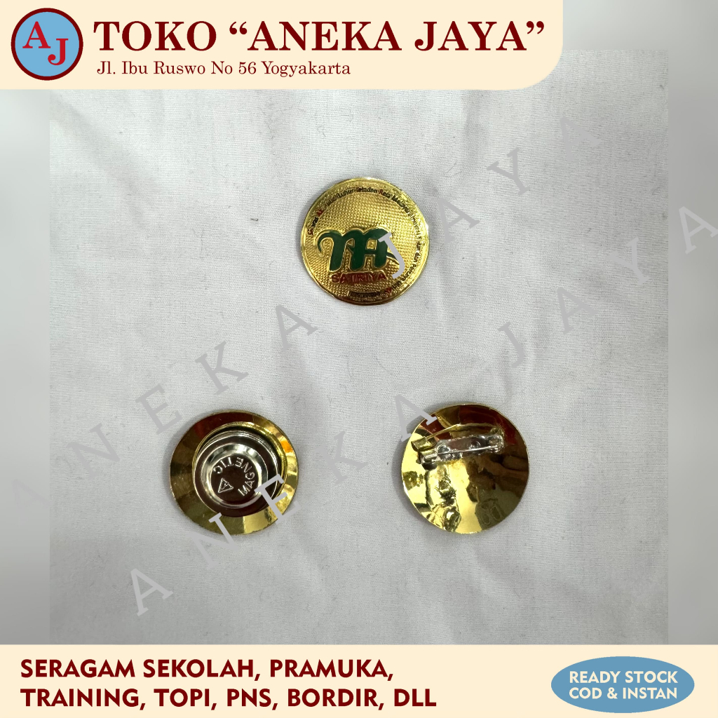 Jual Pin Satriya PNS Tebal / Peniti / Magnet | Shopee Indonesia