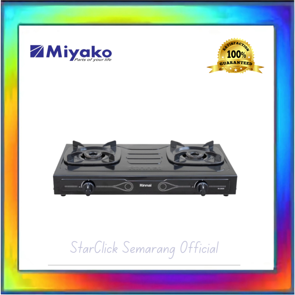 Jual RINNAI Kompor Gas RI-202 S / RI 202 S / RI202S [2 Tungku] [Garansi ...