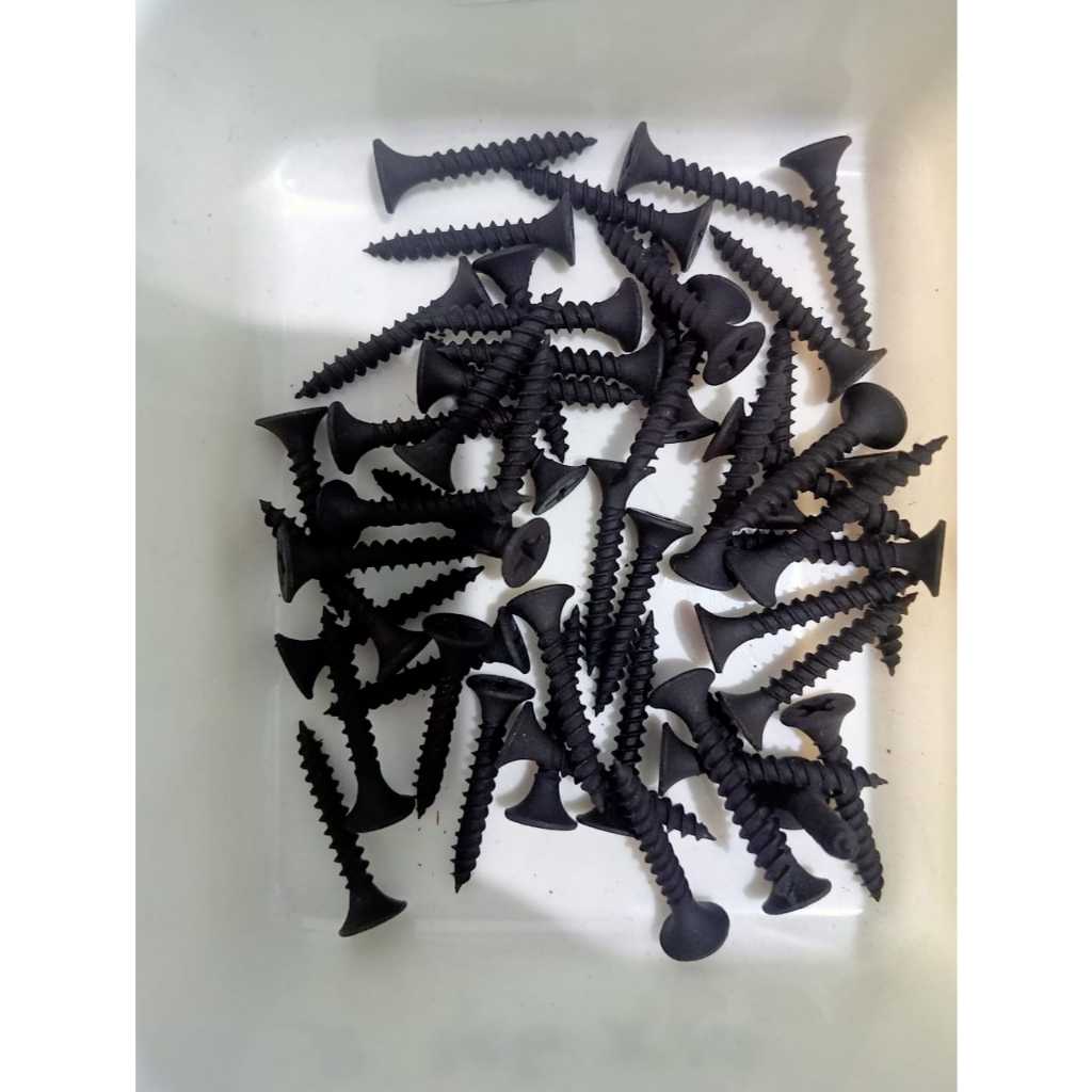 Jual Sekrup Gypsum Baja / Baut Sekrup Kayu Drywall Screw 900 gr 6 x 1 Inch | Shopee Indonesia