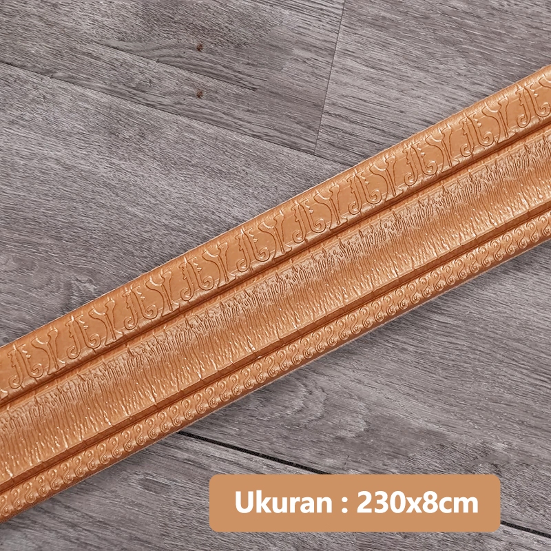 Jual 230cm*8cm Wallpaper List Border Foam Stiker list profil border ...