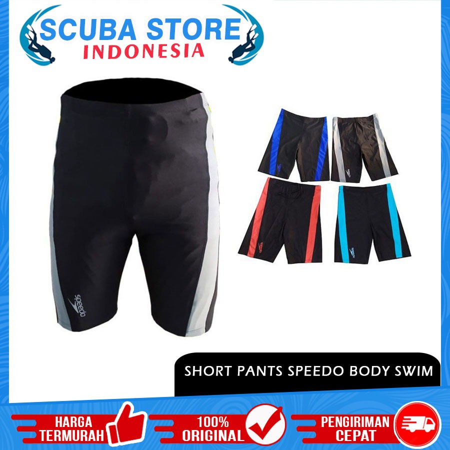 Jual Short Pants Speedo Swimming Celana Renang Pria Dewasa Pendek Body Swim Bawahan Pakaian ...